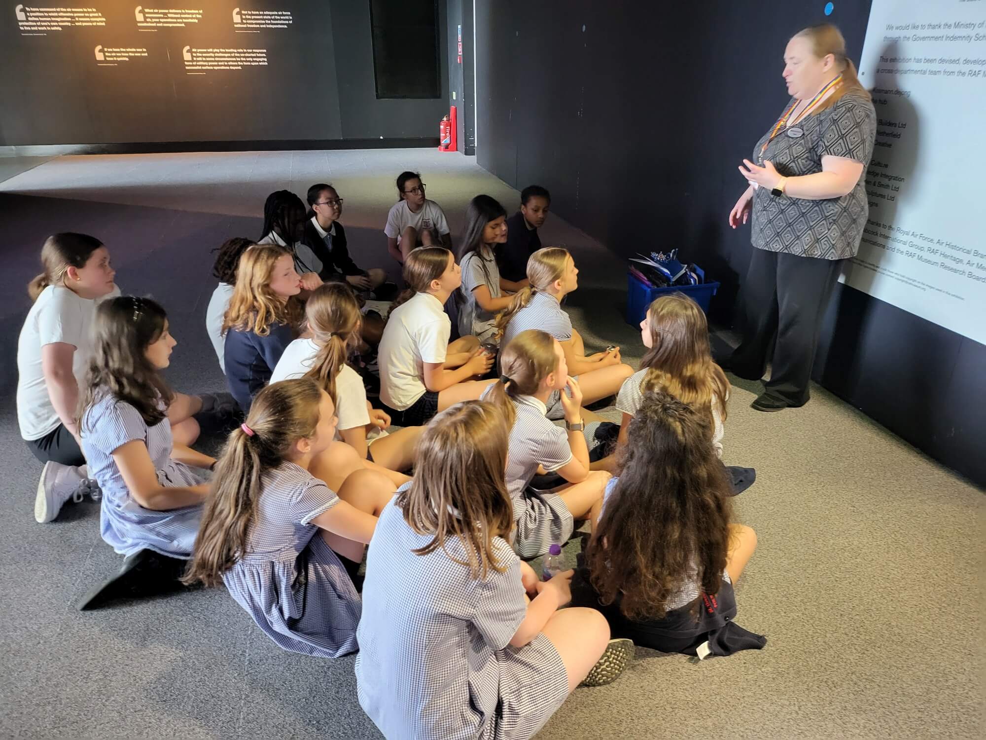 Girls in STEM day at the RAF Museum - St Theresas School